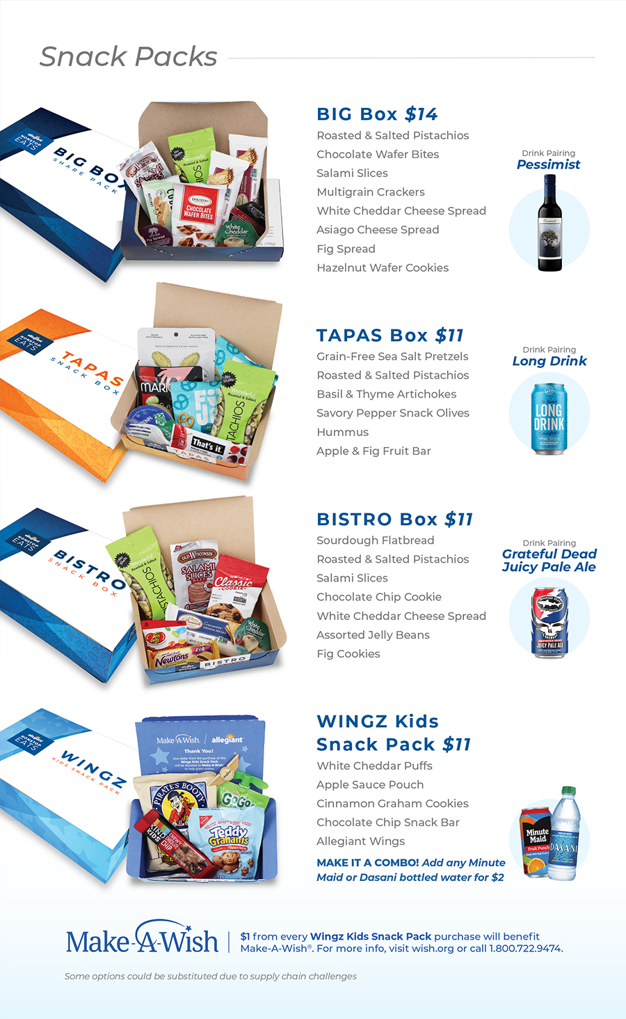 Travel Info | In-Flight Refreshments & Services | Allegiant®