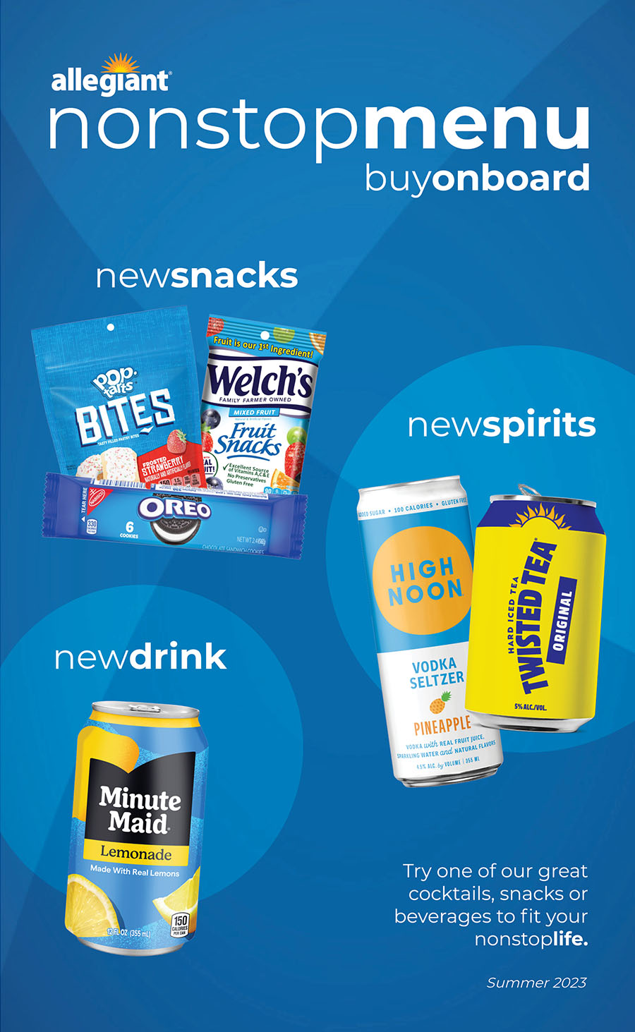 Travel Info | In-Flight Refreshments & Services | Allegiant®