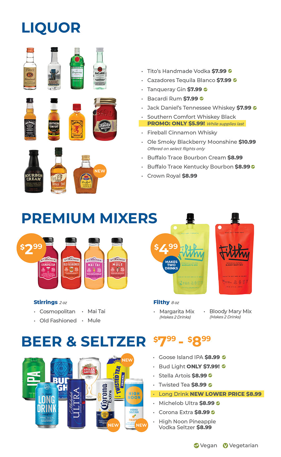 Travel Info | In-Flight Refreshments & Services | Allegiant®